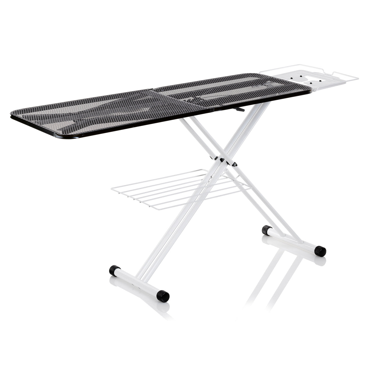 2-in-1 Premium Home Ironing Board with Vera Foam Cover Set and Conex H ...